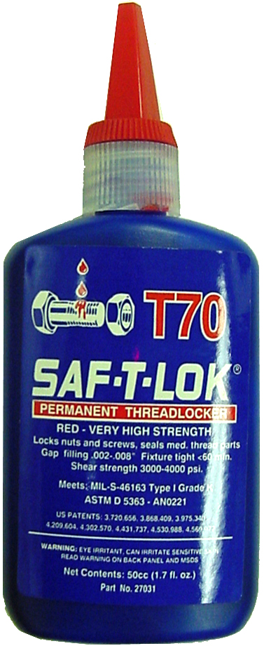T70 Permanent Thread Lock 1760 Hydraulic Supply Co.