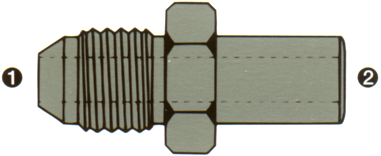 Male JIC To Standpipe Adapters 1902 Hydraulic Supply Co.