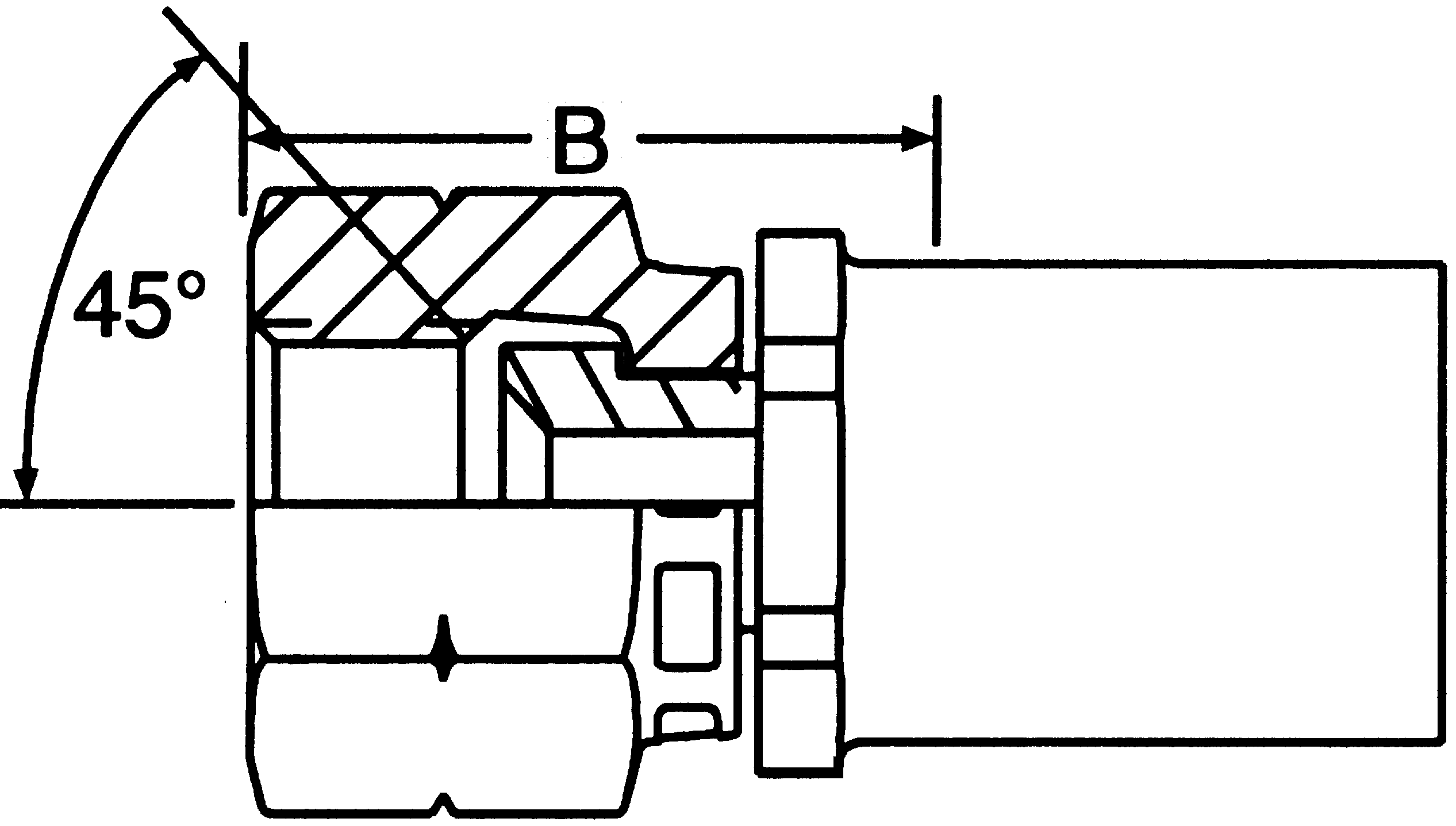 Brass Marine Steering SAE Crimp Fittings 2754 Hydraulic Supply Co.