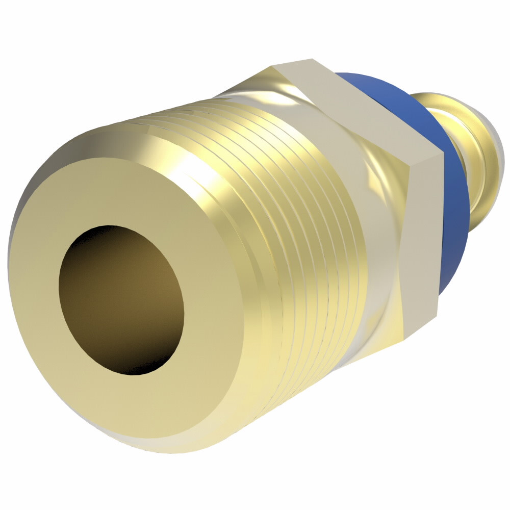 DANFOSS POWER SOLUTIONS (II LLC AEROQUIP)a Brass Socketless NPT Fitting ...