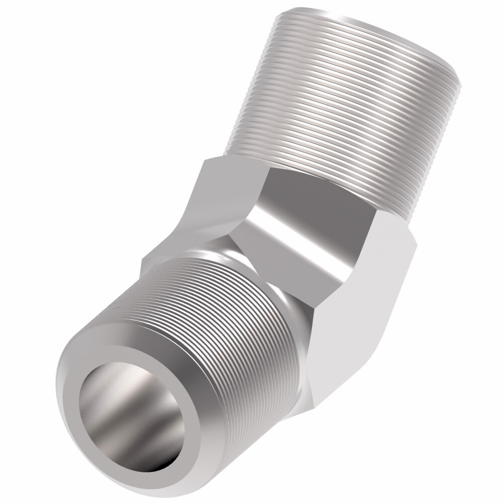 DANFOSS POWER SOLUTIONS (II LLC AEROQUIP)a Steel Male NPT To SAE 45 deg ...