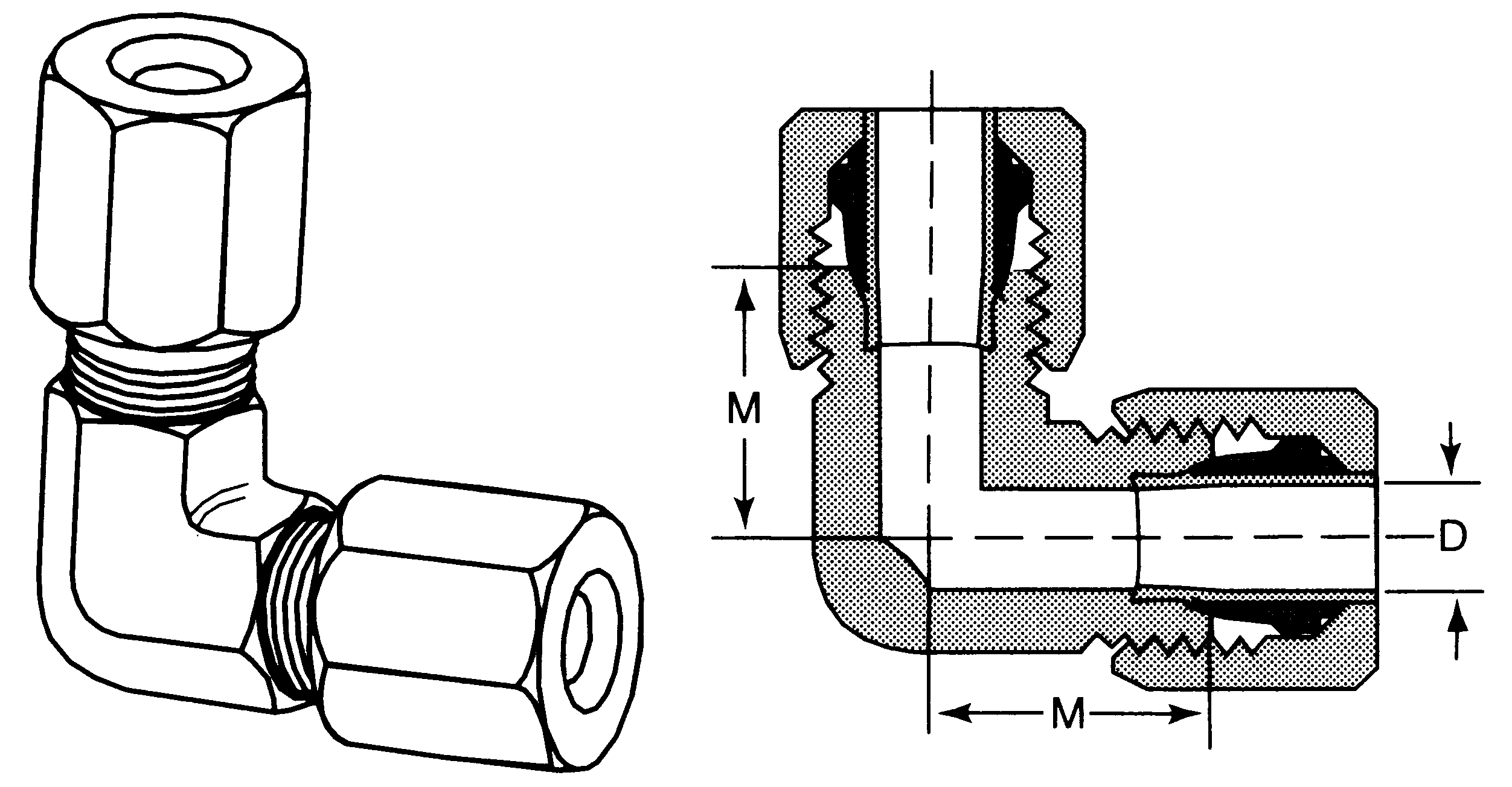 7000 Series Ermeto Steel 90 Elbows 2073 Hydraulic Supply Co.