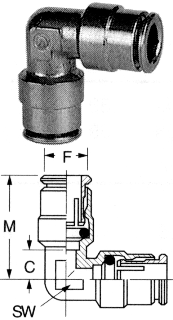 Brass Push>Connect Elbows 2629 Hydraulic Supply Co.