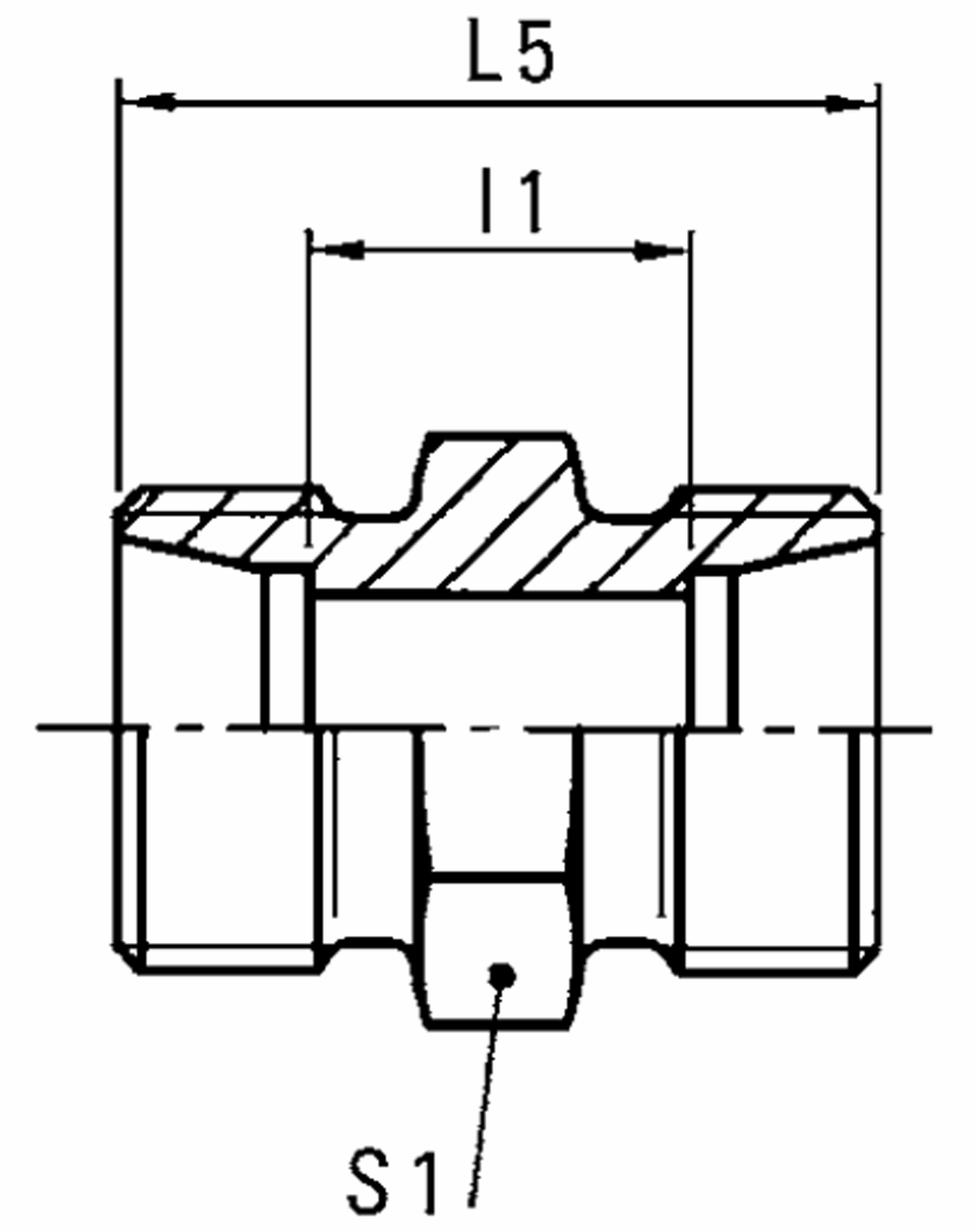 Steel Metric Flareless Unions 3206 Hydraulic Supply Co.