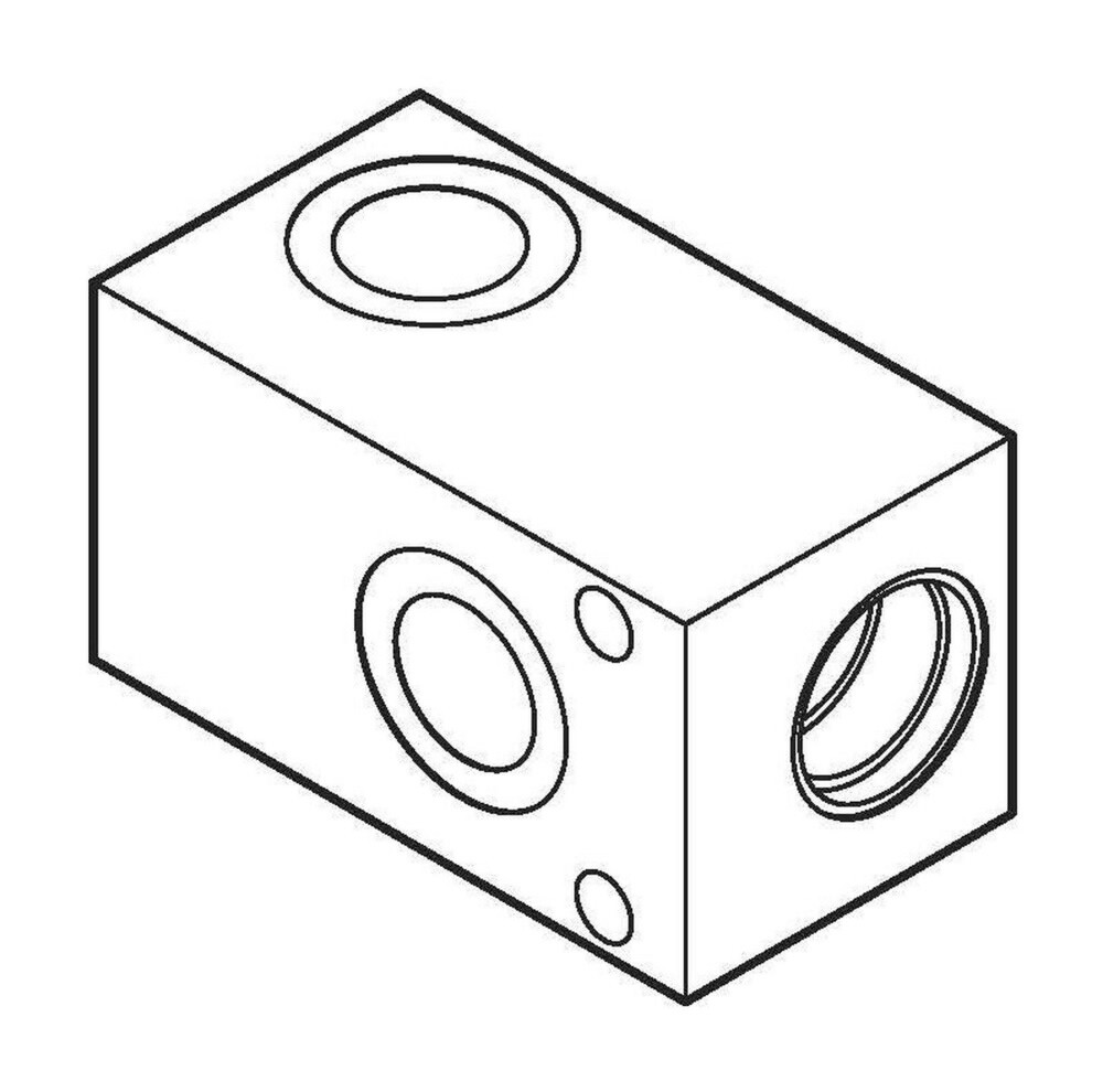 BODY ALUM 1/2 BSP C1044 Hydraulic Supply Co.