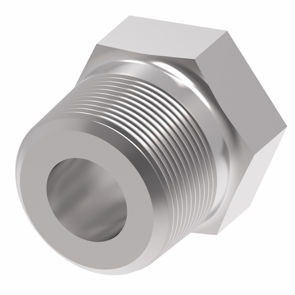 AQP SS Adapter NPTF/SM Straight 259-2081-12-4 Hydraulic Supply Co.