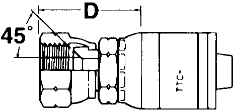 TTC Steel SAE Crimp Fittings 540 Hydraulic Supply Co.
