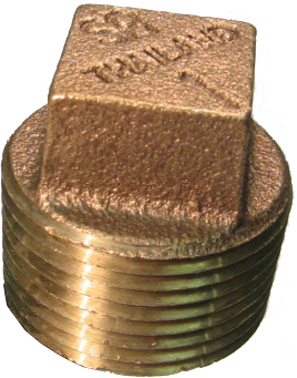 ACR INDUSTRIES Brass Pipe Square Head Plug 44-655 Hydraulic Supply Co.