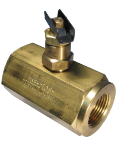 Brass Inline Needle Valve, Female 1/4-18 NPT Ports, Up to 7.00 GPM ...