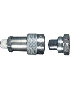 High-Flow Coupler, Male Half, , 2500.00 cu in Max Flow Capacity - All ...