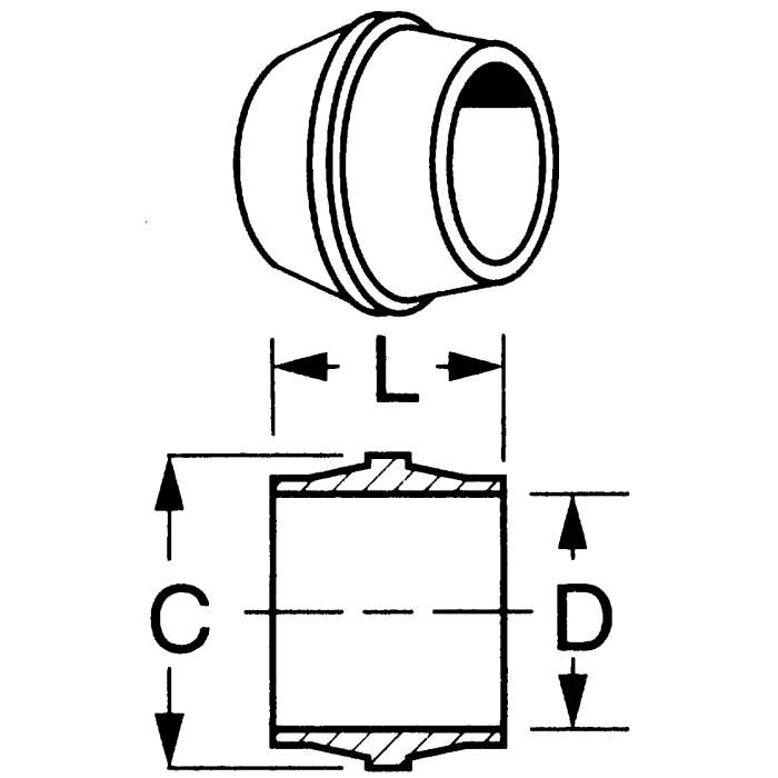Brass DOT Air Brake Sleeves 2640 Hydraulic & Pneumatic Parts