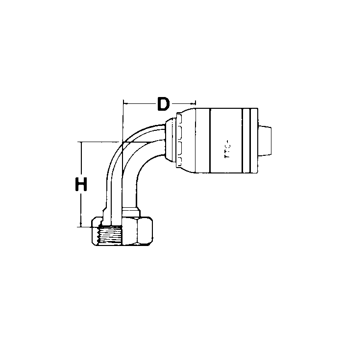 TTC Steel ORS Crimp Fittings 539 Hydraulic Supply Co.
