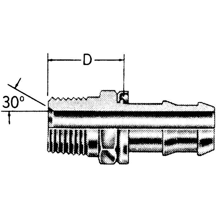 Brass Socketless NPT Fittings 210 Hydraulic & Pneumatic Parts