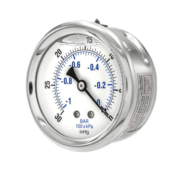 Center Back Pressure Gauges 675