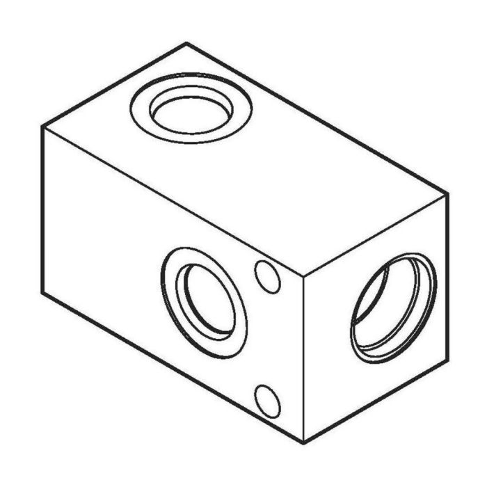 VICKERS-BODY HOUSING BLOCK CXP7140