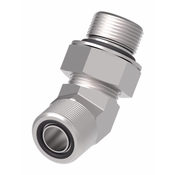 DANFOSS / EATON ADAPTER 45 DEGREE ELBOW O FF2068T2424S Hydraulic ...