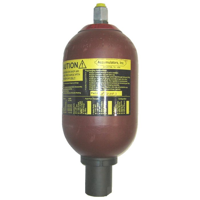 ACCUMULATORS INC Type S3 Repairable Accumulator A13100-3