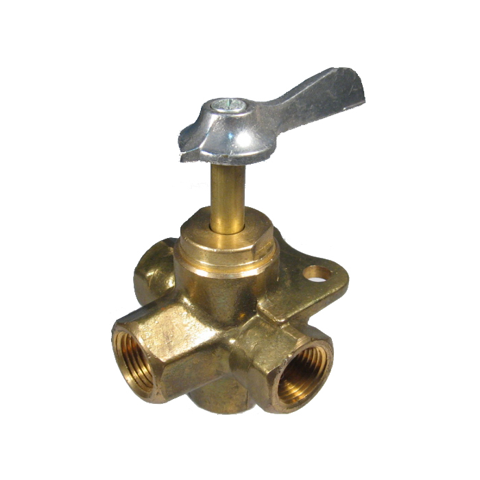ANDERSON BRASS COMPANY Brass 4-Way Plug Valve 200C-N Hydraulic Supply Co.