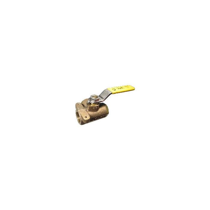 Apollo 3-Way Ball Valve. bronze body. stainless steel lever 70-604-10