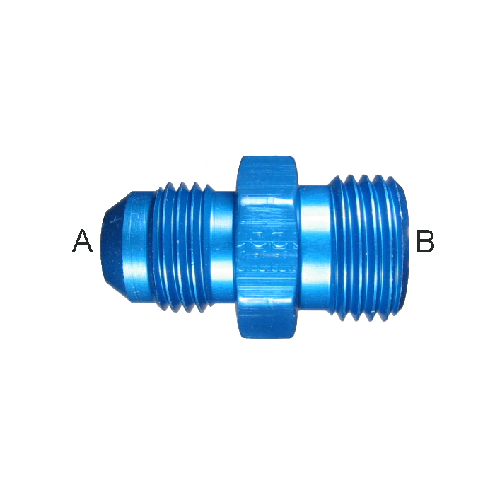 DANFOSS (AEROQUIP HIGH PERFORMANCE) Aluminum Male JIC To Metric Adapter ...