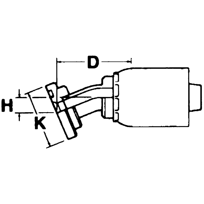 TTC Steel Cat Flange Crimp Fittings 1498 Hydraulic Supply Co.