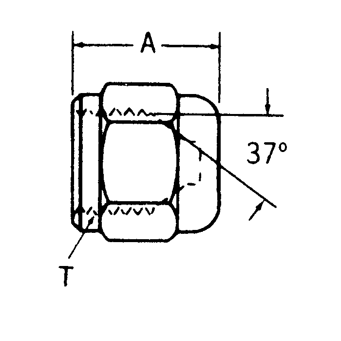 Steel JIC Caps 170 Hydraulic & Pneumatic Parts