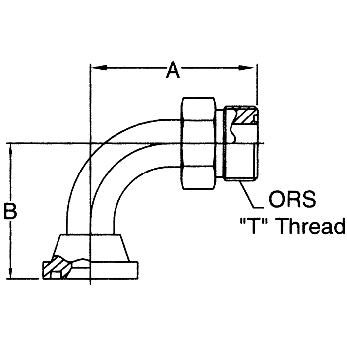 Steel Code 62 Flange To ORS 90 Elbows 2570