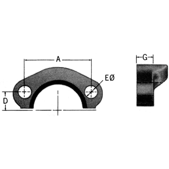ANCHOR FLUID POWER Code 61 Split Flange Kit 20SFO