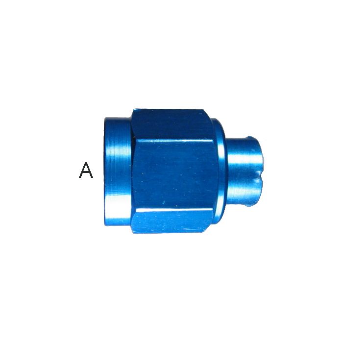 Blue Anodized Aluminum JIC Caps 333