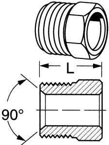 Flare & Inverted Flare Nuts Brass