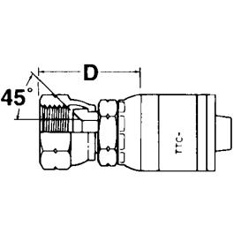 TTC Steel SAE Crimp Fittings 540 Hydraulic Supply Co.