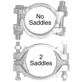 DIXON VALVE & CO Iron Double Bolt Clamp 400-DIXON Hydraulic Supply Co.