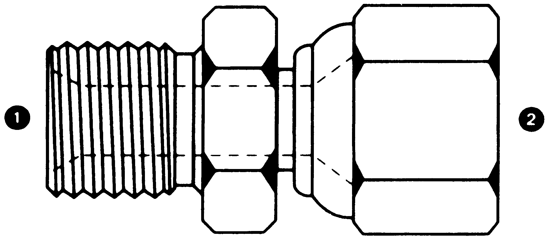 ADAPTALL AMERICA Male BSPP To Female JIC Adapter 9021-06-06 Hydraulic Supply Co.