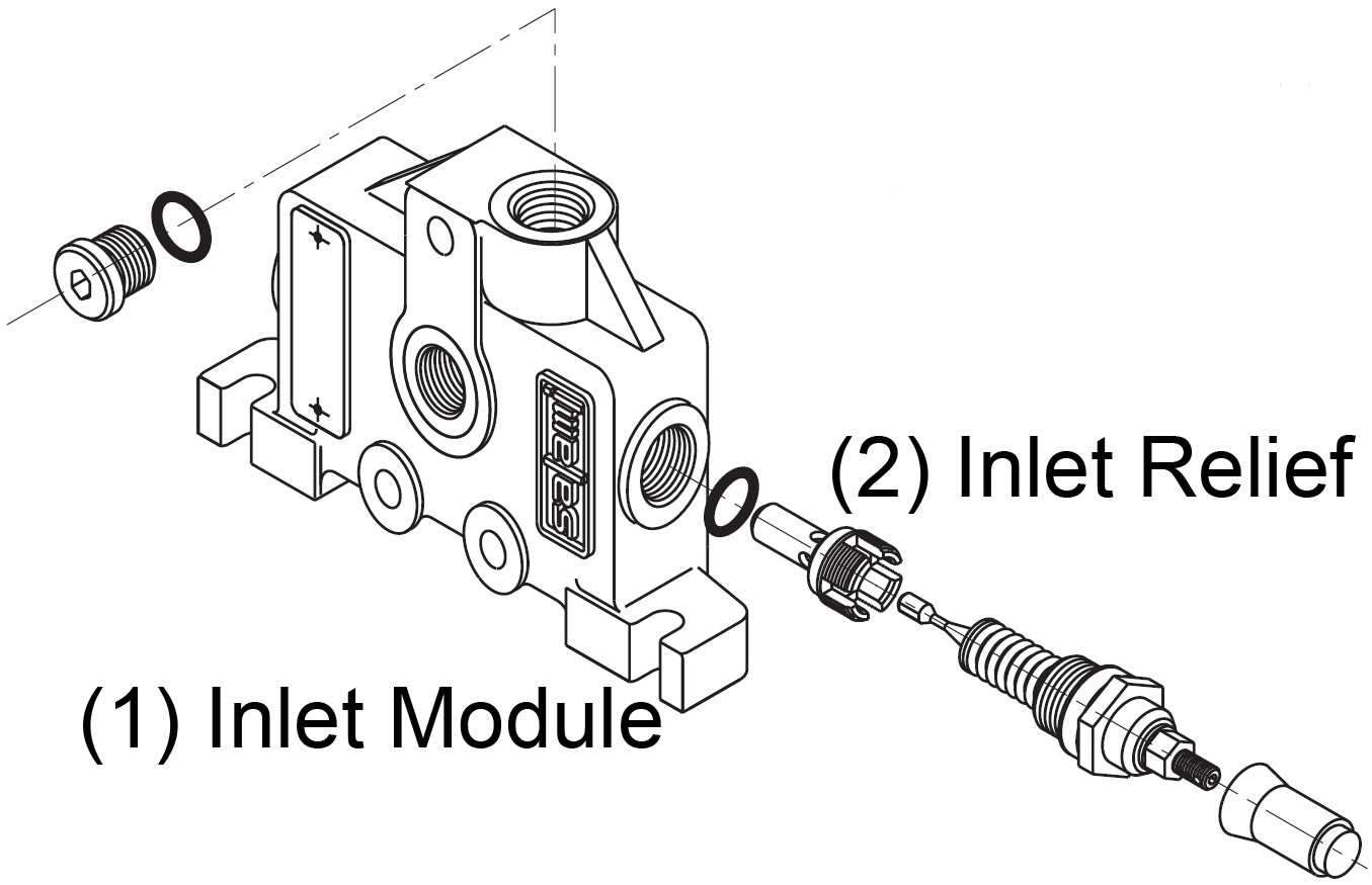 SALAMI S.p.A VD6A Series Inlet Module R20270463 Hydraulic Supply Co.