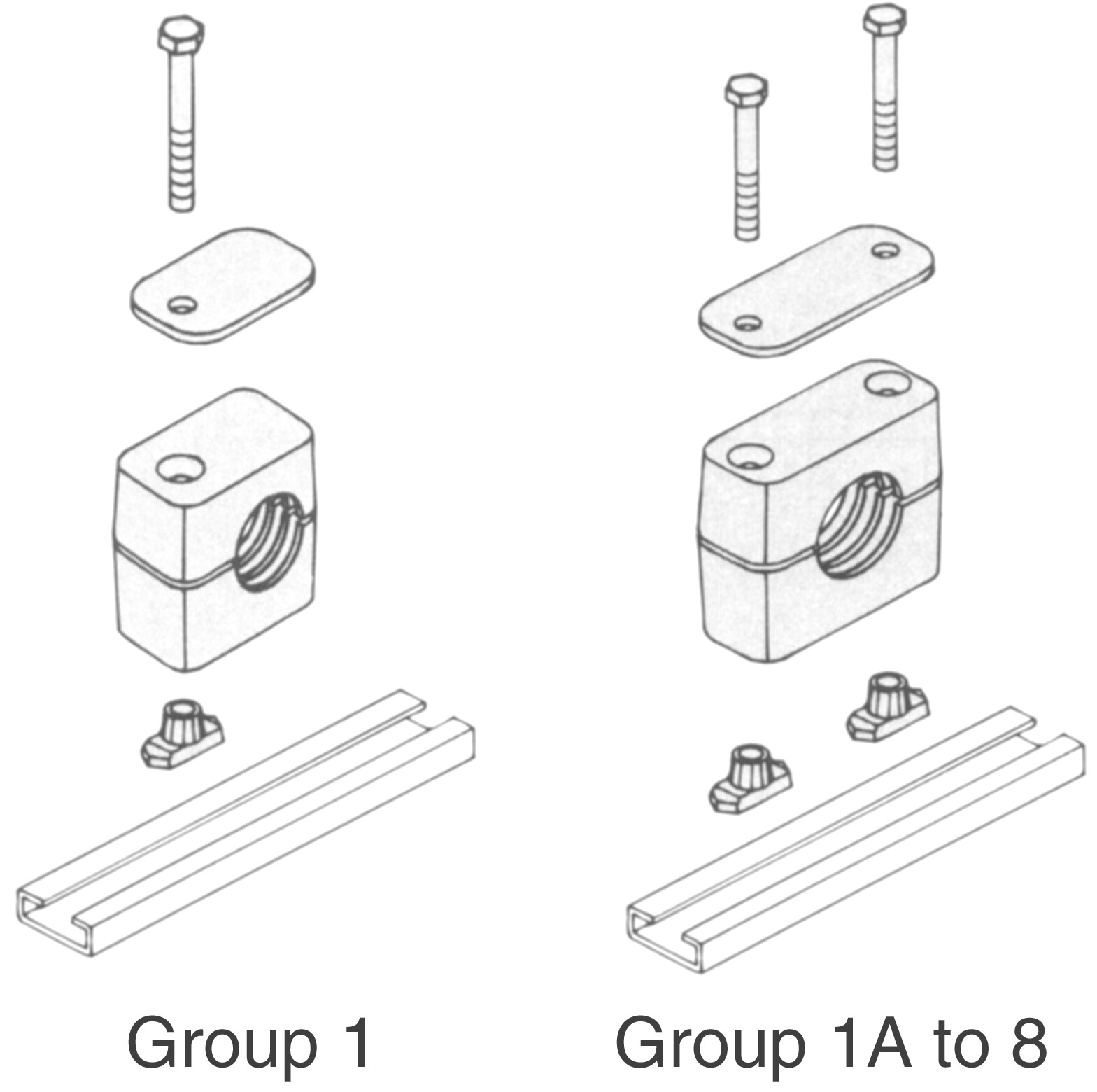 STAUFF Standard Series Support Clamp STNA10496 Hydraulic Supply Co.