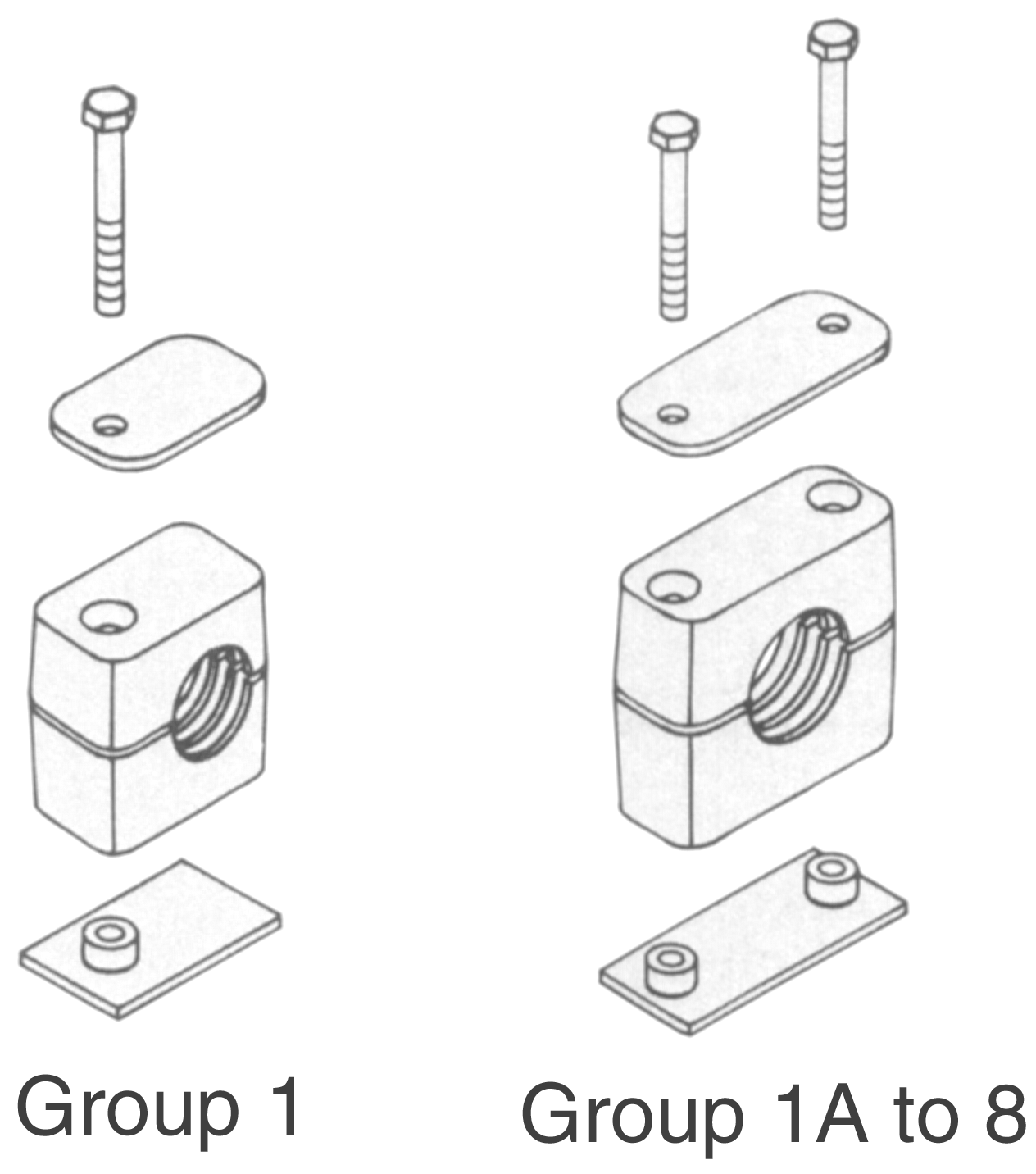 STAUFF Standard Series Support Clamp STNA11184 Hydraulic Supply Co.