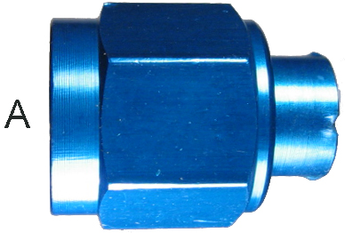 Blue Anodized Aluminum JIC Caps 333 Hydraulic Supply Co.