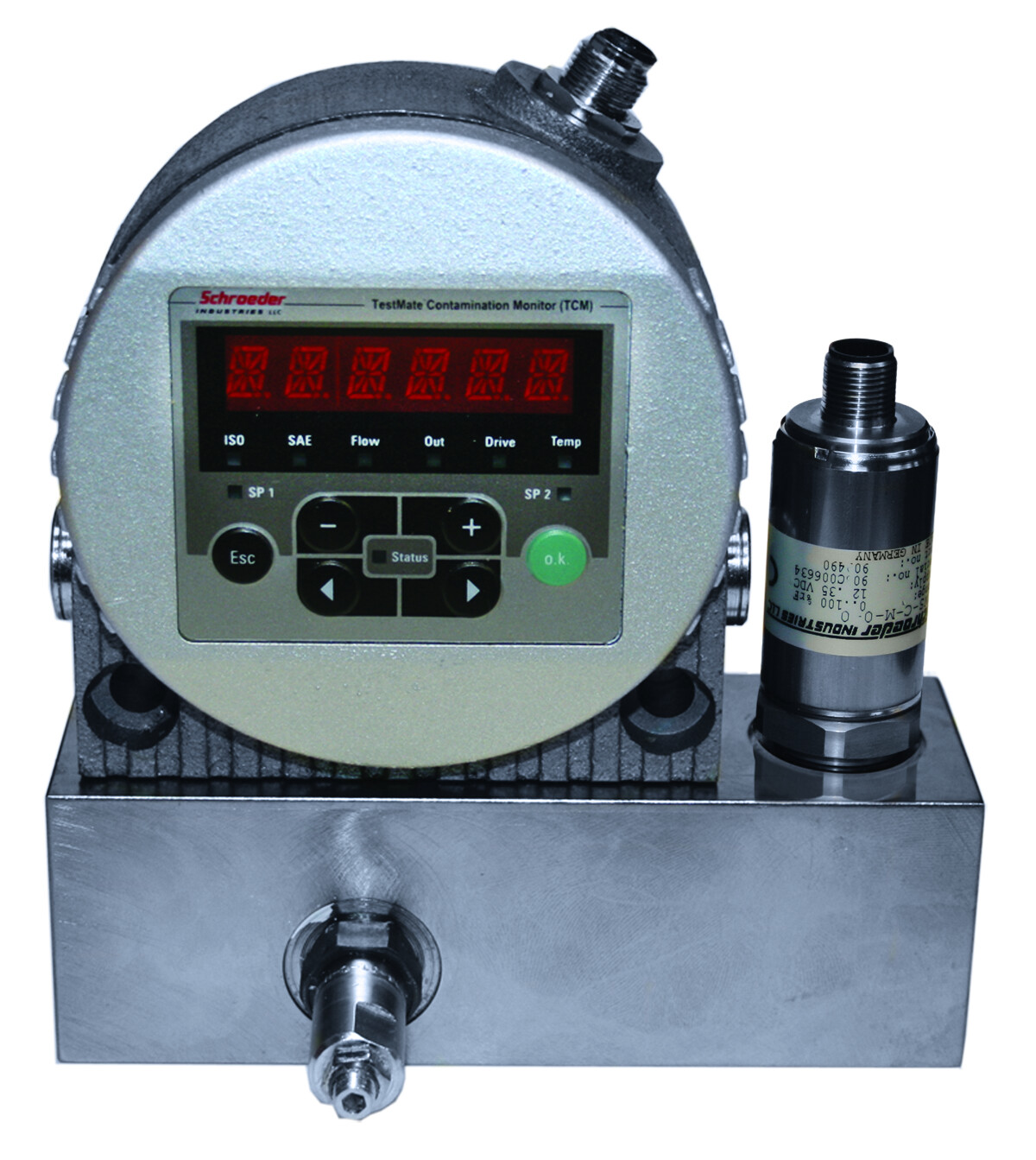 SCHROEDER INDUSTRIES TestMate Contamination Monitor TCM-FC Hydraulic ...